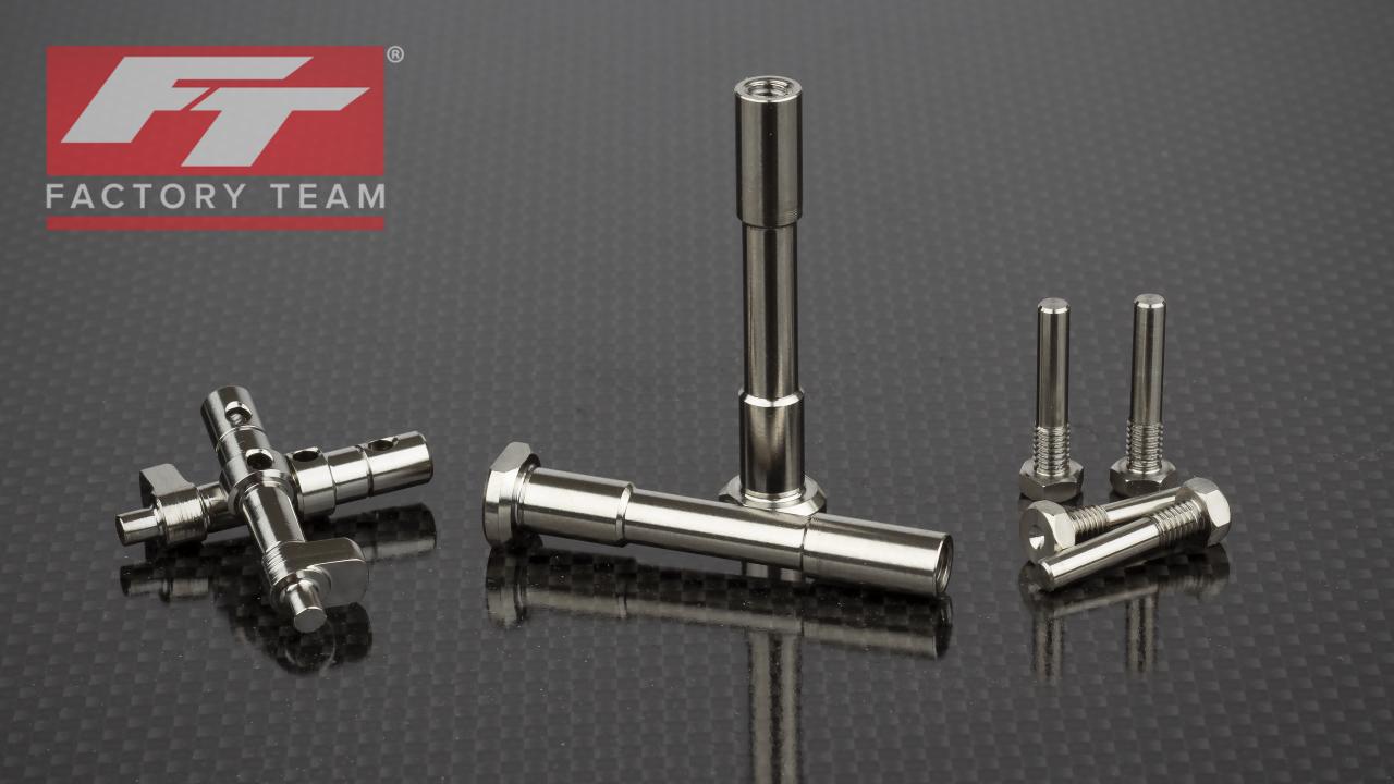 New! Factory Team Titanium options for RC8B4.1, RC8B4.1e, RC8T4, and ...